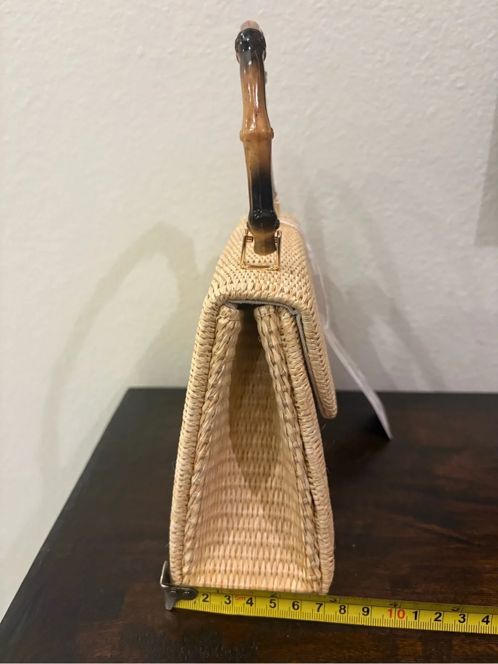 Tommy Bahama | Bags | Tommy Bahama Natural Woven Mini Bag With Bamboo ...